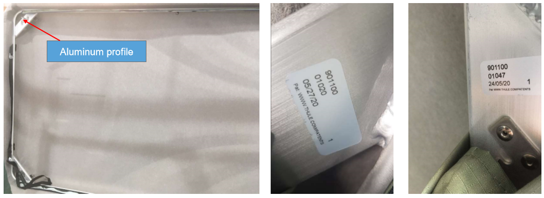 Where can I find the serial number for Thule roof tents?